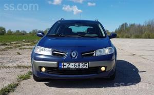 Blue Renault Megane 2008 in Riga, with an engine capacity of 1.90 L and mileage of 330 thousand km for 1850 €, photo  on AUTOMOTO.COM.LV