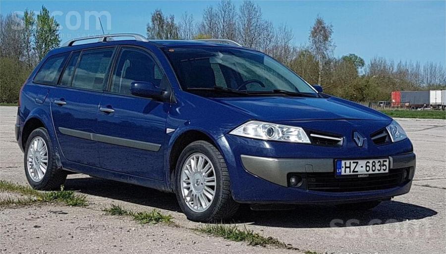 Zils Renault Megane 2008 Rīga, ar dzinēja tilpumu 1.90 L un nobraukumu 330 tūkst. km par 1850 €, foto 4 vietnē AUTOMOTO.COM.LV