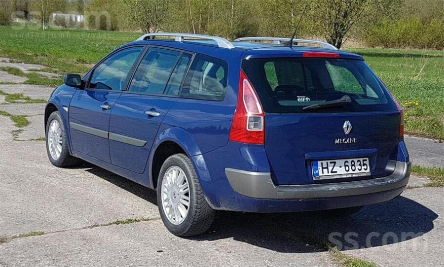Zils Renault Megane 2008 Rīga, ar dzinēja tilpumu 1.90 L un nobraukumu 330 tūkst. km par 1850 €, foto 6 vietnē AUTOMOTO.COM.LV