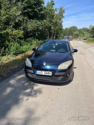 Zils Renault Megane 2009 Tallina, ar dzinēja tilpumu 1.60 L un nobraukumu 223 tūkst. km par 2000 €, foto  vietnē AUTOMOTO.COM.LV