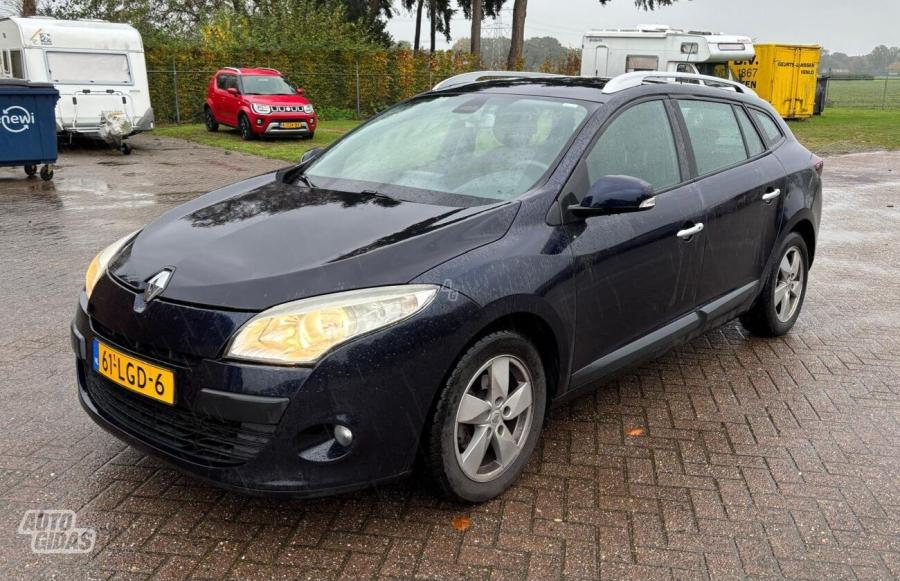 Blue Renault Megane 2010 in Ariogala, with an engine capacity of 1.40 L and mileage of 280 thousand km for 2900 €, photo 1 on AUTOMOTO.COM.LV