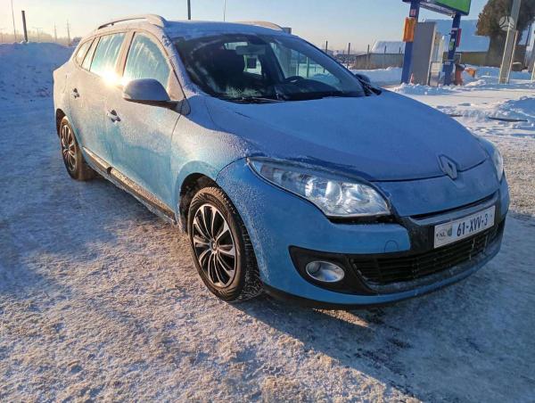 Blue Renault Megane 2012 in Taurage, with an engine capacity of 1.50 L and mileage of 268 thousand km for 2999 €, photo 1 on AUTOMOTO.COM.LV