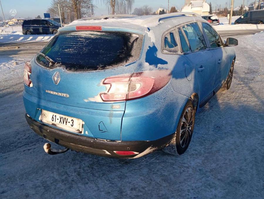 Zils Renault Megane 2012 Tauragė, ar dzinēja tilpumu 1.50 L un nobraukumu 268 tūkst. km par 2999 €, foto 7 vietnē AUTOMOTO.COM.LV