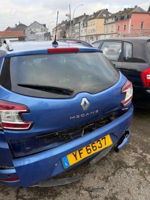 Blue Renault Megane 2014 in Marijampole, with an engine capacity of 1.60 L and mileage of 180 thousand km for 2399 €, photo 6 on AUTOMOTO.COM.LV