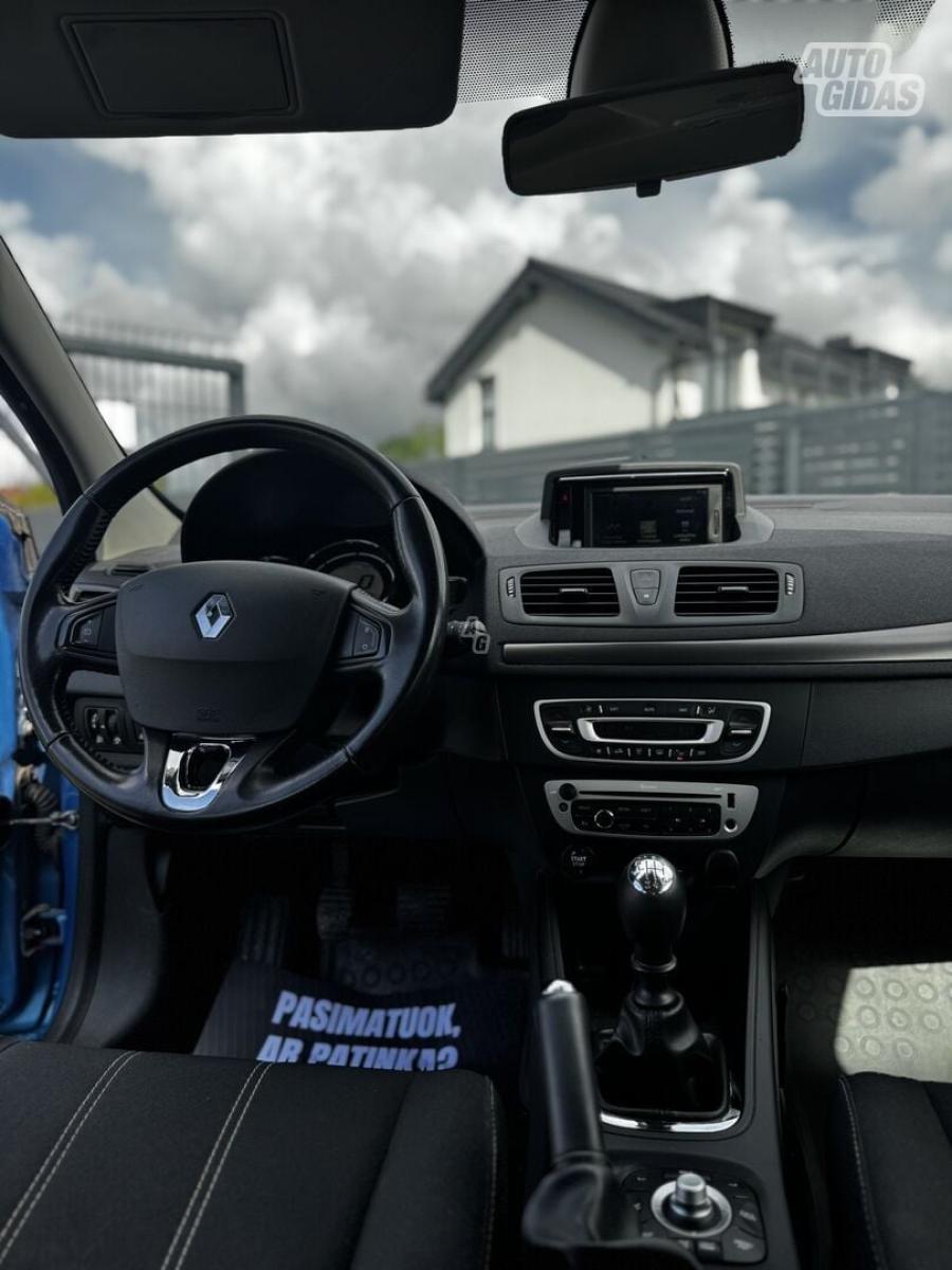Blue Renault Megane 2014 in Klaipeda, with an engine capacity of 1.20 L and mileage of 215 thousand km for 2950 €, photo 10 on AUTOMOTO.COM.LV
