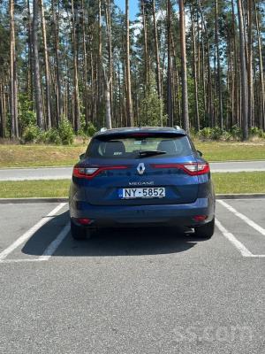 Blue Renault Megane 2016 in Riga, with an engine capacity of 1.50 L and mileage of 170 thousand km for 7200 €, photo 4 on AUTOMOTO.COM.LV
