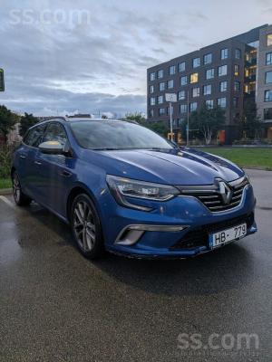 Blue Renault Megane 2016 in Riga, with an engine capacity of 1.50 L and mileage of 265 thousand km for 6900 €, photo  on AUTOMOTO.COM.LV