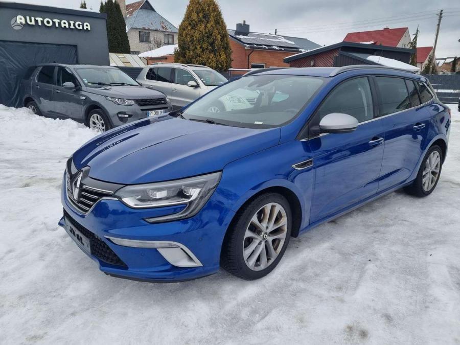 Blue Renault Megane 2017 in Taurage, with an engine capacity of 1.60 L and mileage of 244 thousand km for 6900 €, photo 1 on AUTOMOTO.COM.LV