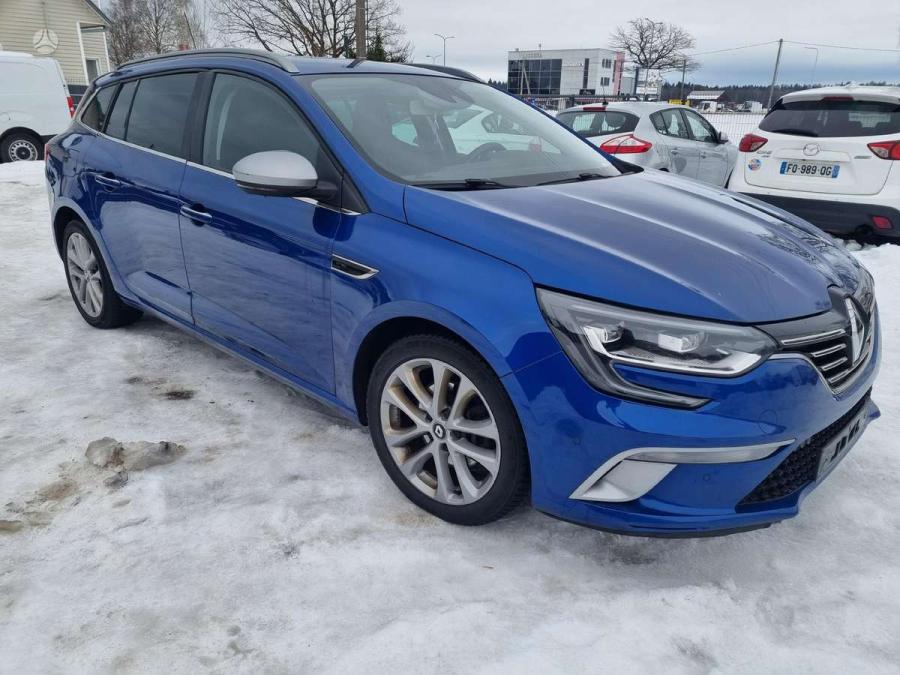 Blue Renault Megane 2017 in Taurage, with an engine capacity of 1.60 L and mileage of 244 thousand km for 6900 €, photo 3 on AUTOMOTO.COM.LV