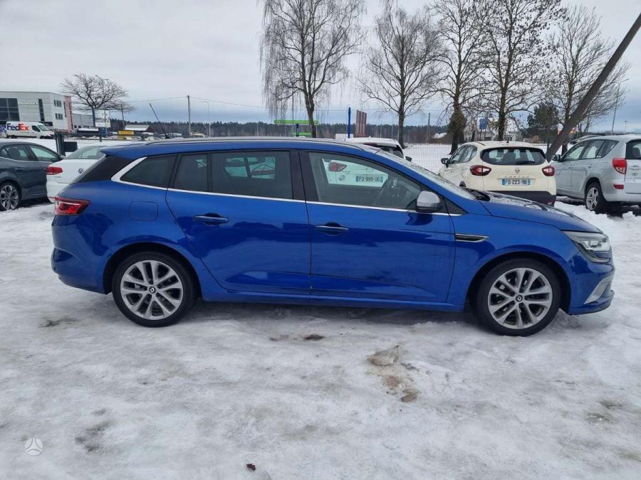 Blue Renault Megane 2017 in Taurage, with an engine capacity of 1.60 L and mileage of 244 thousand km for 6900 €, photo 4 on AUTOMOTO.COM.LV