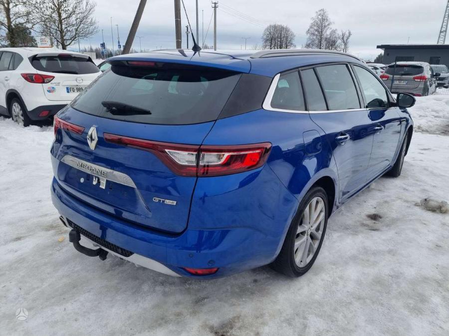 Blue Renault Megane 2017 in Taurage, with an engine capacity of 1.60 L and mileage of 244 thousand km for 6900 €, photo 5 on AUTOMOTO.COM.LV