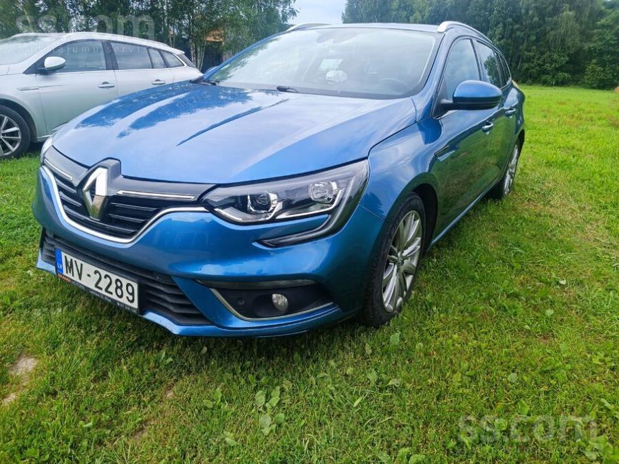 Синий Рено Меган 2017 в Огре, объемом двигателя 1.50 л и пробегом 158 тыс. км за 7450 €, фото 1 на AUTOMOTO.COM.LV
