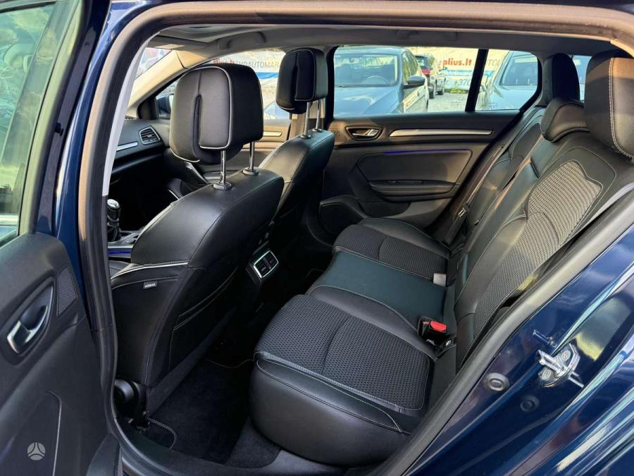 Blue Renault Megane 2017 in Ukmerge, with an engine capacity of 1.20 L and mileage of 141 thousand km for 5999 €, photo 12 on AUTOMOTO.COM.LV