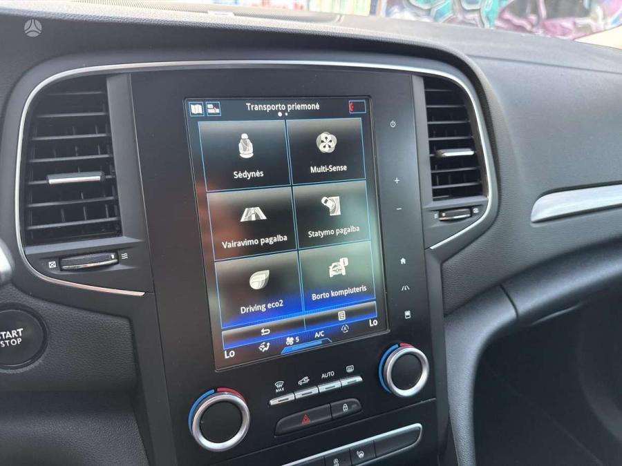 Blue Renault Megane 2017 in Ukmerge, with an engine capacity of 1.20 L and mileage of 141 thousand km for 5999 €, photo 14 on AUTOMOTO.COM.LV