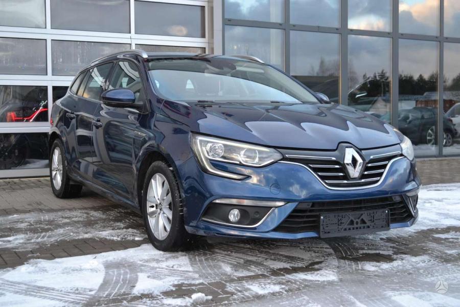 Blue Renault Megane 2018 in Vilnius, with an engine capacity of 1.46 L and mileage of 205 thousand km for 7700 €, photo 4 on AUTOMOTO.COM.LV