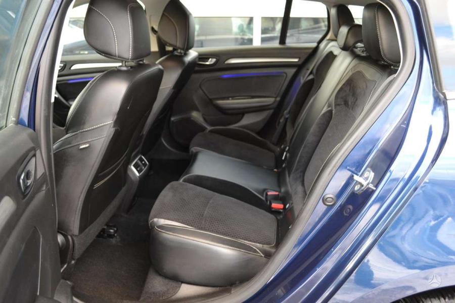 Blue Renault Megane 2018 in Vilnius, with an engine capacity of 1.46 L and mileage of 205 thousand km for 7700 €, photo 21 on AUTOMOTO.COM.LV