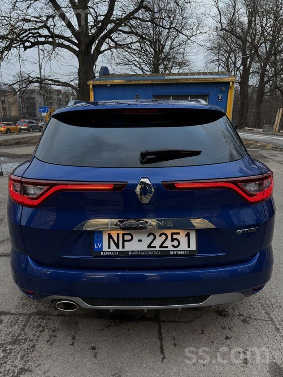 Blue Renault Megane 2018 in Riga, with an engine capacity of 1.50 L and mileage of 308 thousand km for 8400 €, photo 5 on AUTOMOTO.COM.LV