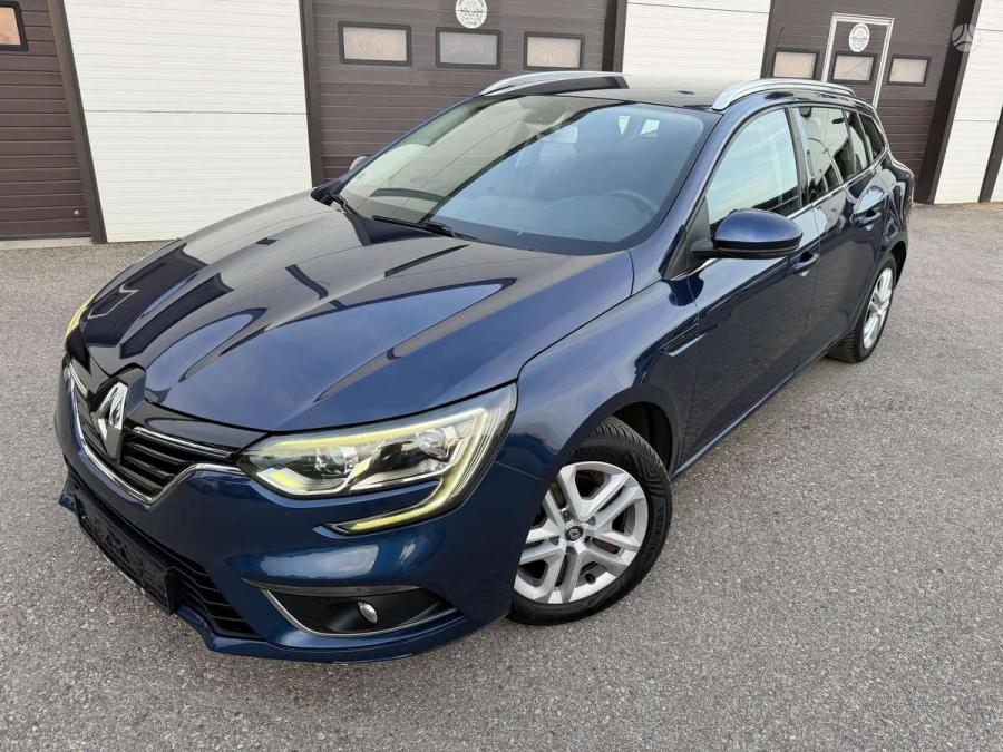 Blue Renault Megane 2018 in Utena, with an engine capacity of 1.33 L and mileage of 166 thousand km for 7750 €, photo 1 on AUTOMOTO.COM.LV