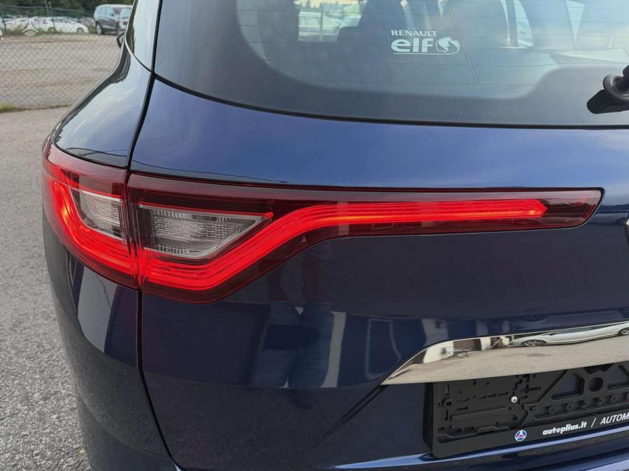 Blue Renault Megane 2018 in Utena, with an engine capacity of 1.33 L and mileage of 166 thousand km for 7750 €, photo 18 on AUTOMOTO.COM.LV