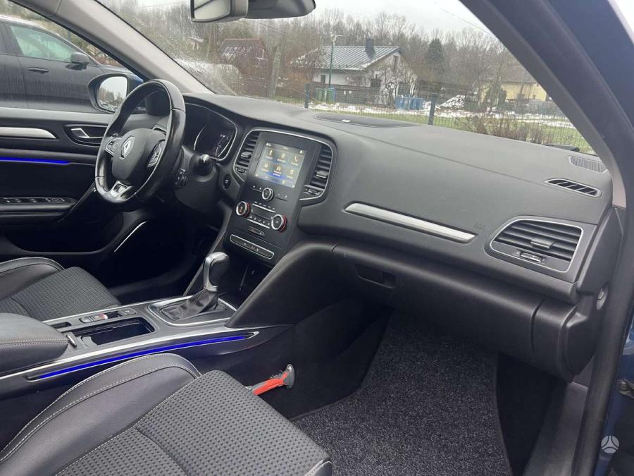 Blue Renault Megane 2019 in Kaunas, with an engine capacity of 1.46 L and mileage of 200 thousand km for 9950 €, photo 15 on AUTOMOTO.COM.LV
