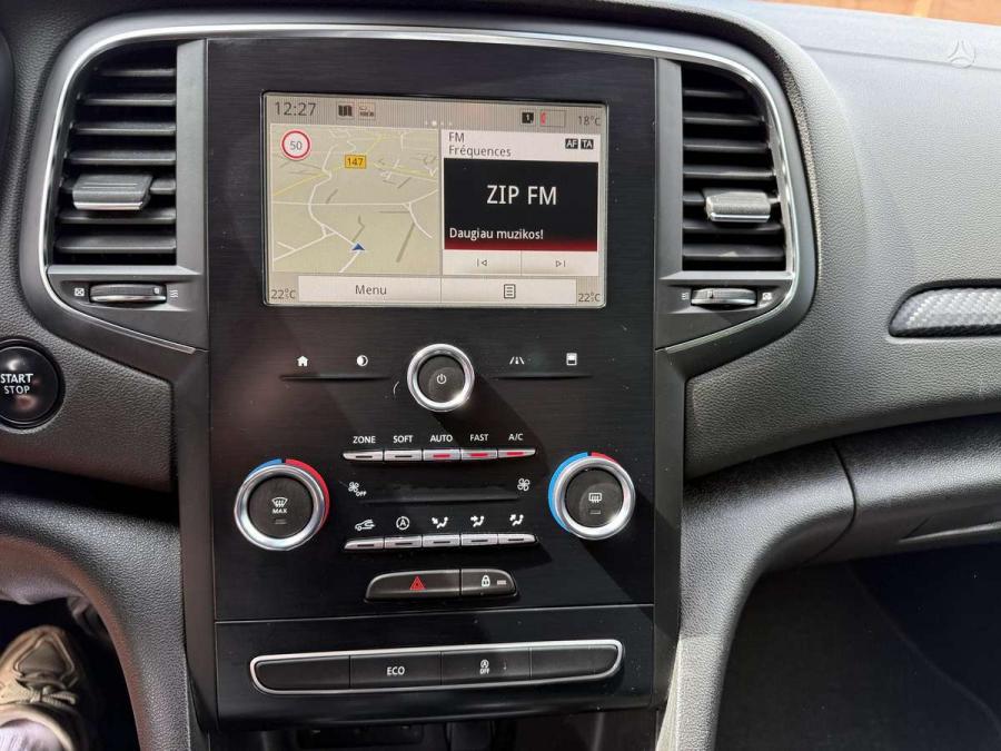 Zils Renault Megane 2019 Tauragė, ar dzinēja tilpumu 1.46 L un nobraukumu 200 tūkst. km par 5900 €, foto 12 vietnē AUTOMOTO.COM.LV
