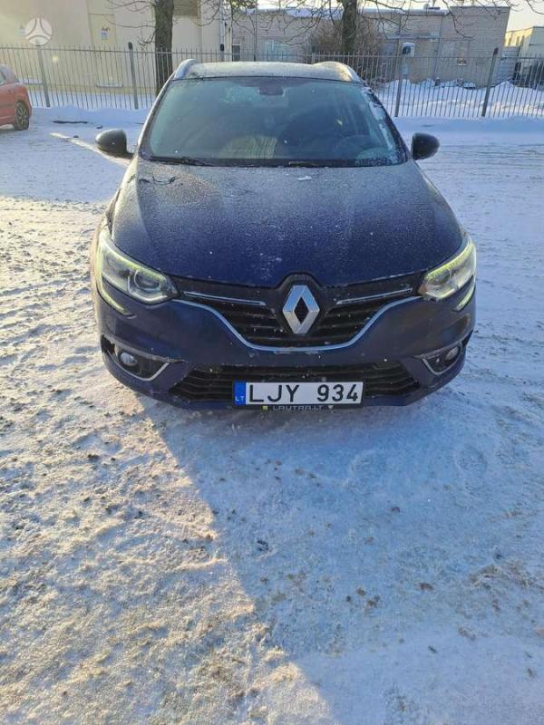 Blue Renault Megane 2020 in Vilnius, with an engine capacity of 1.33 L and mileage of 109 thousand km for 10450 €, photo 3 on AUTOMOTO.COM.LV