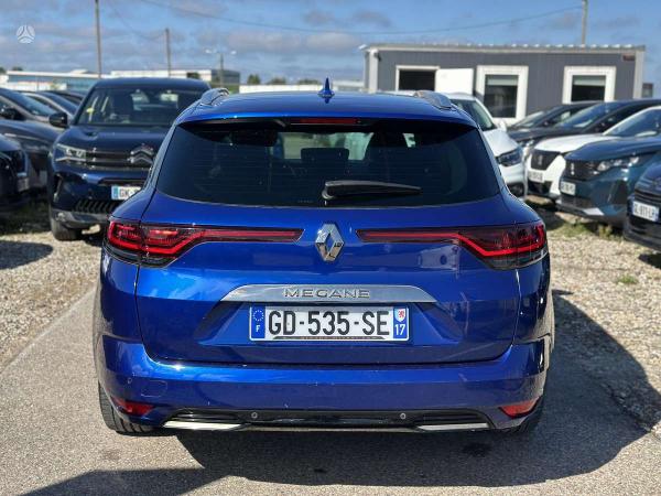 Blue Renault Megane 2021 in Vilnius, with an engine capacity of 1.46 L and mileage of 184 thousand km for 10889 €, photo 6 on AUTOMOTO.COM.LV