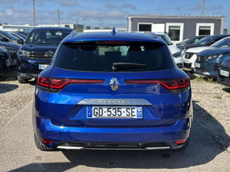 Blue Renault Megane 2021 in Vilnius, with an engine capacity of 1.46 L and mileage of 184 thousand km for 10889 €, photo 6 on AUTOMOTO.COM.LV