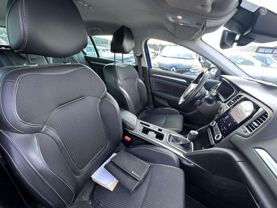 Blue Renault Megane 2022 in Vilnius, with an engine capacity of 1.46 L and mileage of 159 thousand km for 13309 €, photo 17 on AUTOMOTO.COM.LV