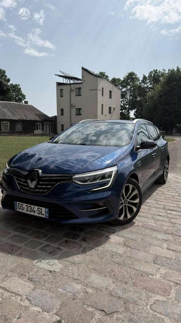 Zils Renault Megane 2023 Kauņa, ar dzinēja tilpumu 1.46 L un nobraukumu 107 tūkst. km par 14399 €, foto 1 vietnē AUTOMOTO.COM.LV