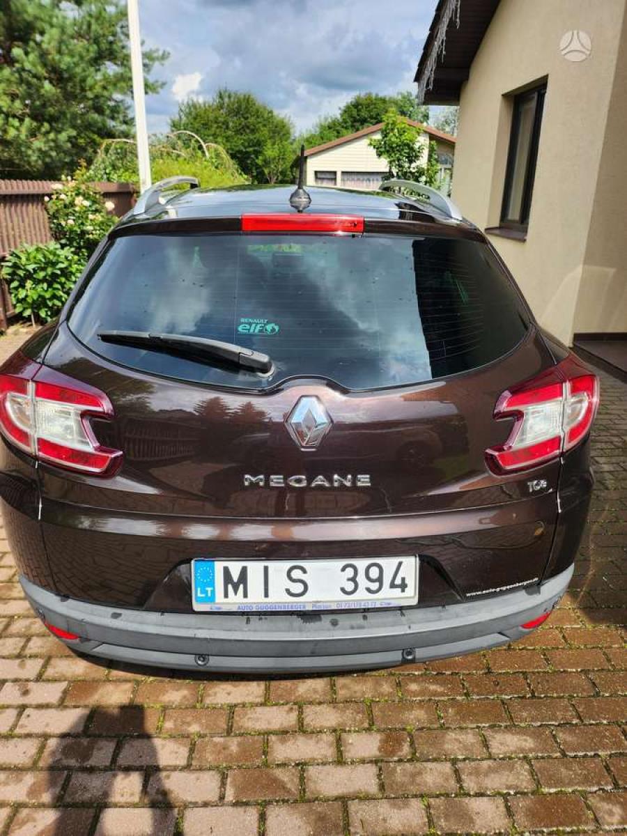 Brūns Renault Megane 2014 Viļņa, ar dzinēja tilpumu 1.20 L un nobraukumu 219 tūkst. km par 3200 €, foto 5 vietnē AUTOMOTO.COM.LV