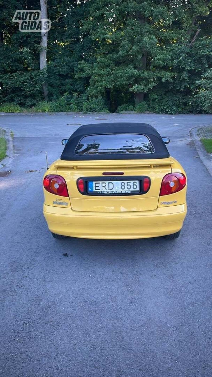 Renault Megane 2000 Klaipėda, ar dzinēja tilpumu 1.60 L un nobraukumu 300 tūkst. km par 1550 €, foto 4 vietnē AUTOMOTO.COM.LV