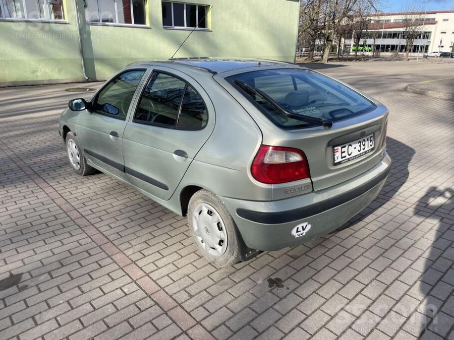 Зеленый Рено Меган 2000 в Прейли, объемом двигателя 1.40 л и пробегом 187 тыс. км за 950 €, фото 9 на AUTOMOTO.COM.LV