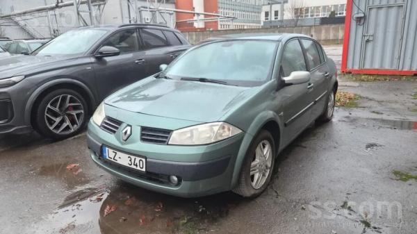 Zaļš Renault Megane 2005 Rīga, ar dzinēja tilpumu 1.60 L un nobraukumu 188 tūkst. km par 1350 €, foto 1 vietnē AUTOMOTO.COM.LV