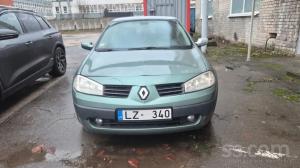 Green Renault Megane 2005 in Riga, with an engine capacity of 1.60 L and mileage of 188 thousand km for 1350 €, photo 7 on AUTOMOTO.COM.LV