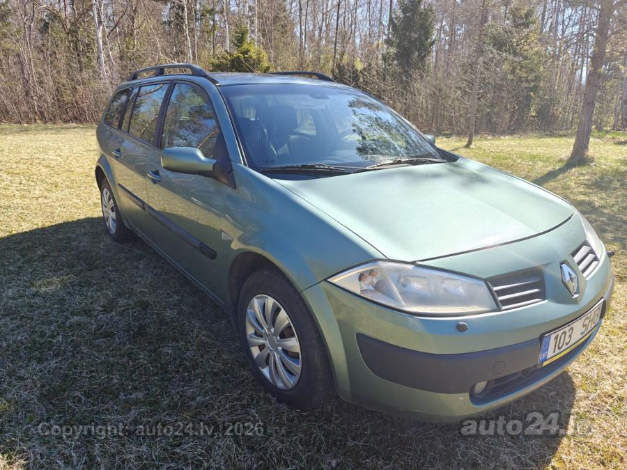 Зеленый Рено Меган 2005 в Таллин, объемом двигателя 1.50 л и пробегом 397 тыс. км за 1500 €, фото 5 на AUTOMOTO.COM.LV