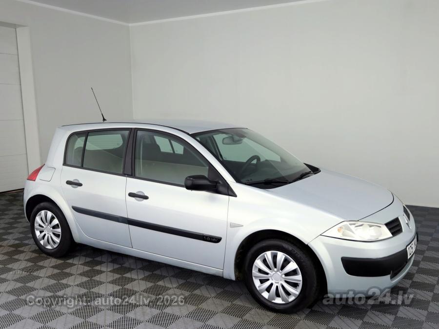 Pelēks Renault Megane 2003 Tallina, ar dzinēja tilpumu 1.60 L un nobraukumu 173 tūkst. km par 1299 €, foto 1 vietnē AUTOMOTO.COM.LV
