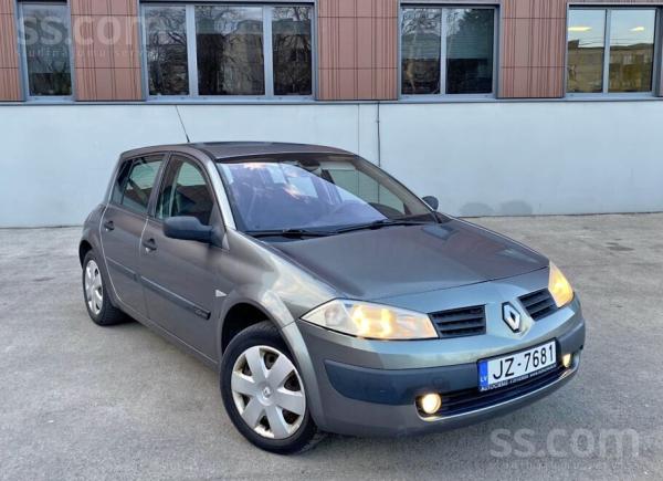 Pelēks Renault Megane 2003 Rīga, ar dzinēja tilpumu 2.00 L un nobraukumu 0 tūkst. km par 480 €, foto 1 vietnē AUTOMOTO.COM.LV