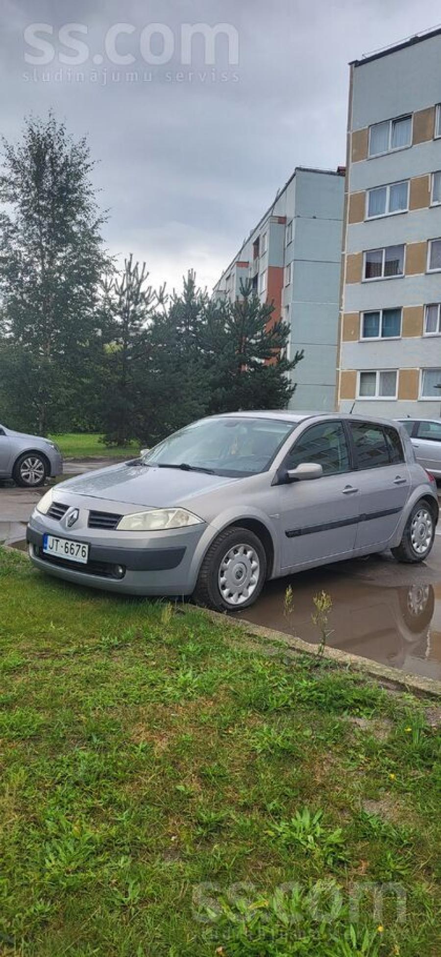 Серый Рено Меган 2003 в Елгава, объемом двигателя 1.90 л и пробегом 303 тыс. км за 600 €, фото 1 на AUTOMOTO.COM.LV