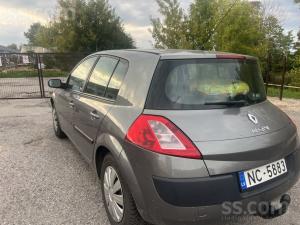 Grey Renault Megane 2003 in Jelgava, with an engine capacity of 1.40 L and mileage of 138 thousand km for 1150 €, photo  on AUTOMOTO.COM.LV