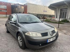 Pelēks Renault Megane 2003 Jelgava, ar dzinēja tilpumu 1.40 L un nobraukumu 138 tūkst. km par 1150 €, foto 4 vietnē AUTOMOTO.COM.LV