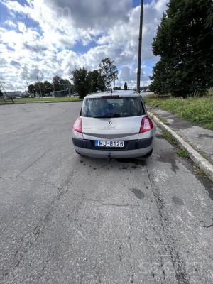 Grey Renault Megane 2004 in Riga, with an engine capacity of 1.40 L and mileage of 0 thousand km for 850 €, photo 5 on AUTOMOTO.COM.LV