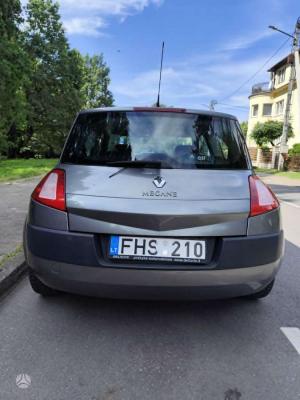 Grey Renault Megane 2005 in Kaunas, with an engine capacity of 1.46 L and mileage of 279 thousand km for 900 €, photo 6 on AUTOMOTO.COM.LV