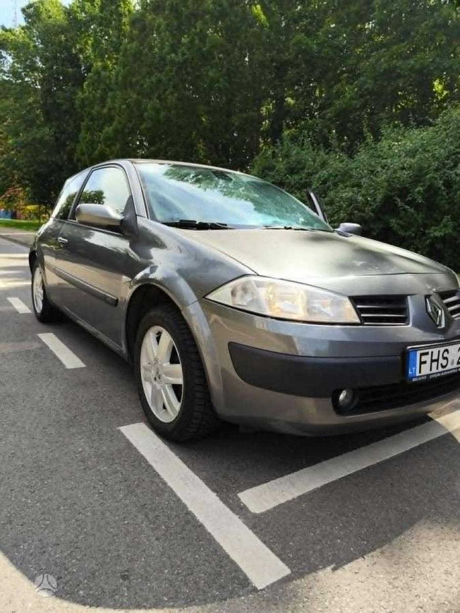 Grey Renault Megane 2005 in Kaunas, with an engine capacity of 1.46 L and mileage of 279 thousand km for 900 €, photo 16 on AUTOMOTO.COM.LV
