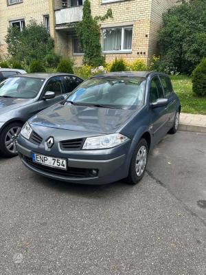 Pelēks Renault Megane 2007 Viļņa, ar dzinēja tilpumu 1.60 L un nobraukumu 278 tūkst. km par 700 €, foto  vietnē AUTOMOTO.COM.LV