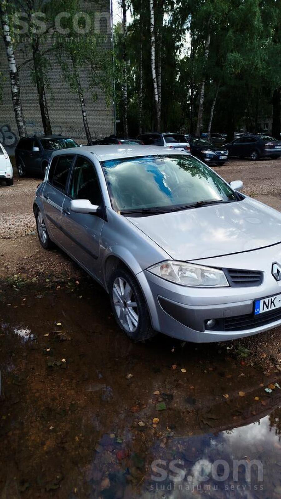 Pelēks Renault Megane 2008 Rīga, ar dzinēja tilpumu 1.90 L un nobraukumu 355 tūkst. km par 400 €, foto 3 vietnē AUTOMOTO.COM.LV