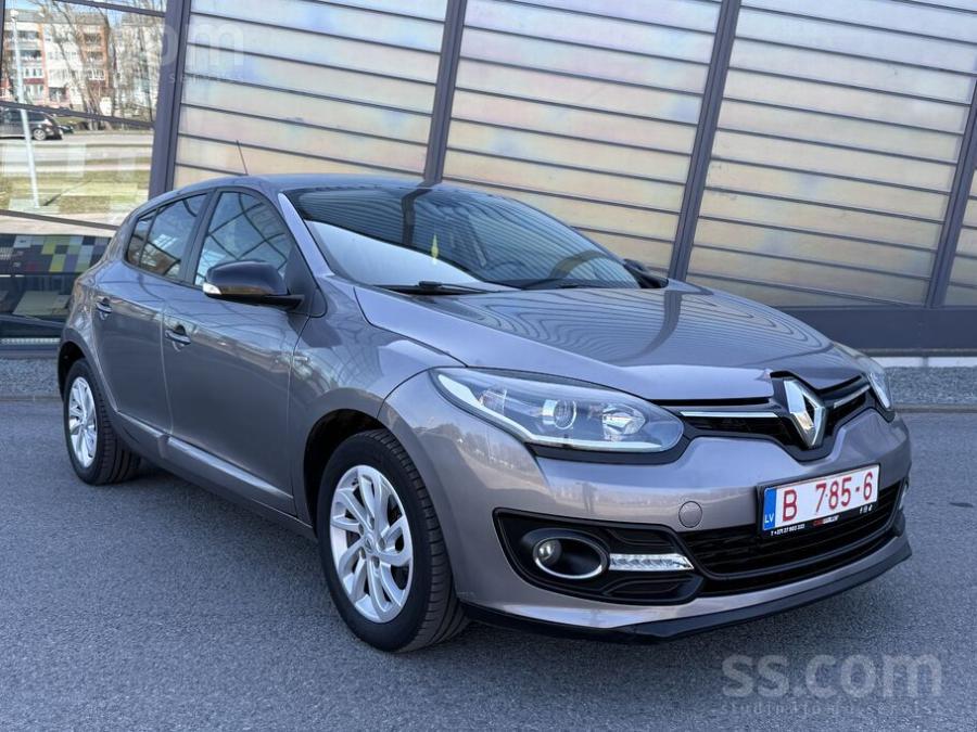 Grey Renault Megane 2014 in Liepaja, with an engine capacity of 1.20 L and mileage of 125 thousand km for 4500 €, photo 1 on AUTOMOTO.COM.LV