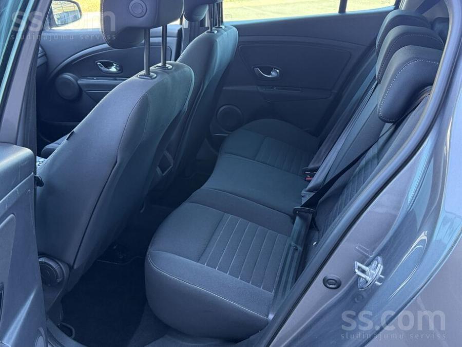 Grey Renault Megane 2014 in Liepaja, with an engine capacity of 1.20 L and mileage of 125 thousand km for 4500 €, photo 11 on AUTOMOTO.COM.LV