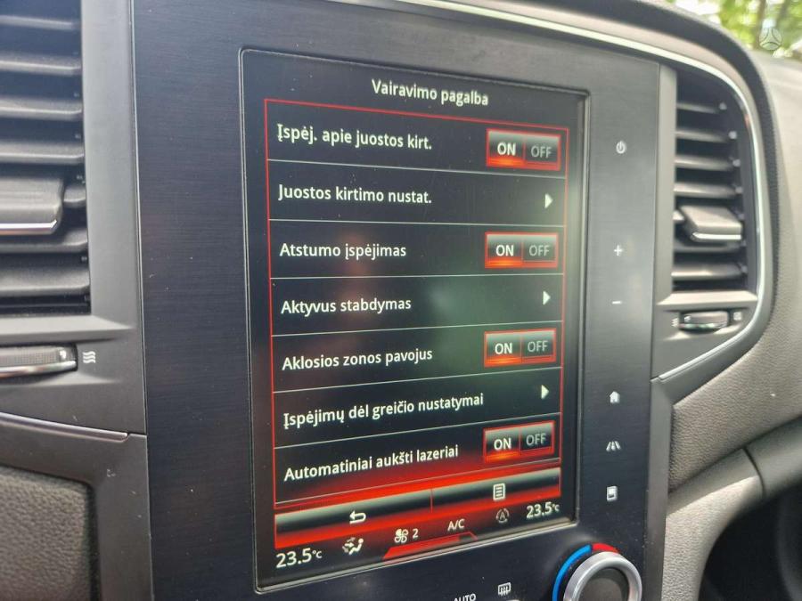Pelēks Renault Megane 2016 Tauragė, ar dzinēja tilpumu 1.46 L un nobraukumu 188 tūkst. km par 7250 €, foto 18 vietnē AUTOMOTO.COM.LV