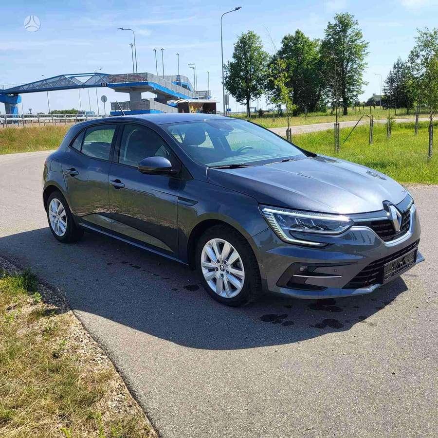 Grey Renault Megane 2022 in Vilnius, with an engine capacity of 1.46 L and mileage of 15 thousand km for 13900 €, photo 1 on AUTOMOTO.COM.LV